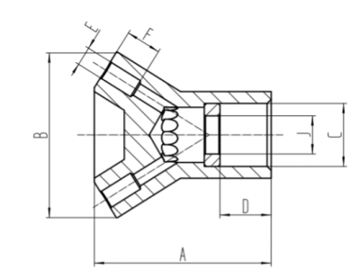 Nozzle Distributor - Gold Stone HVAC/R